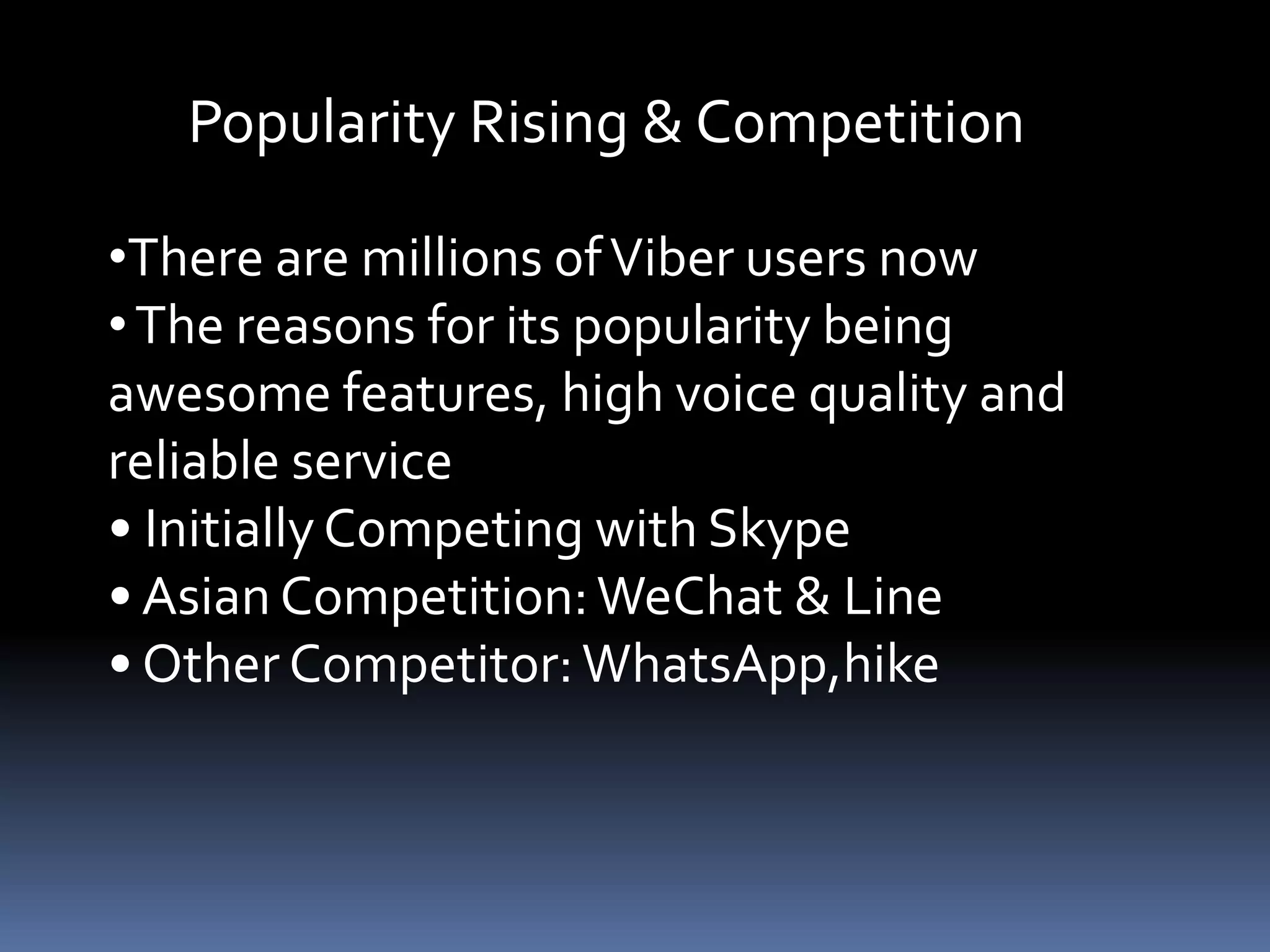 Shishir's on viber | PPTX