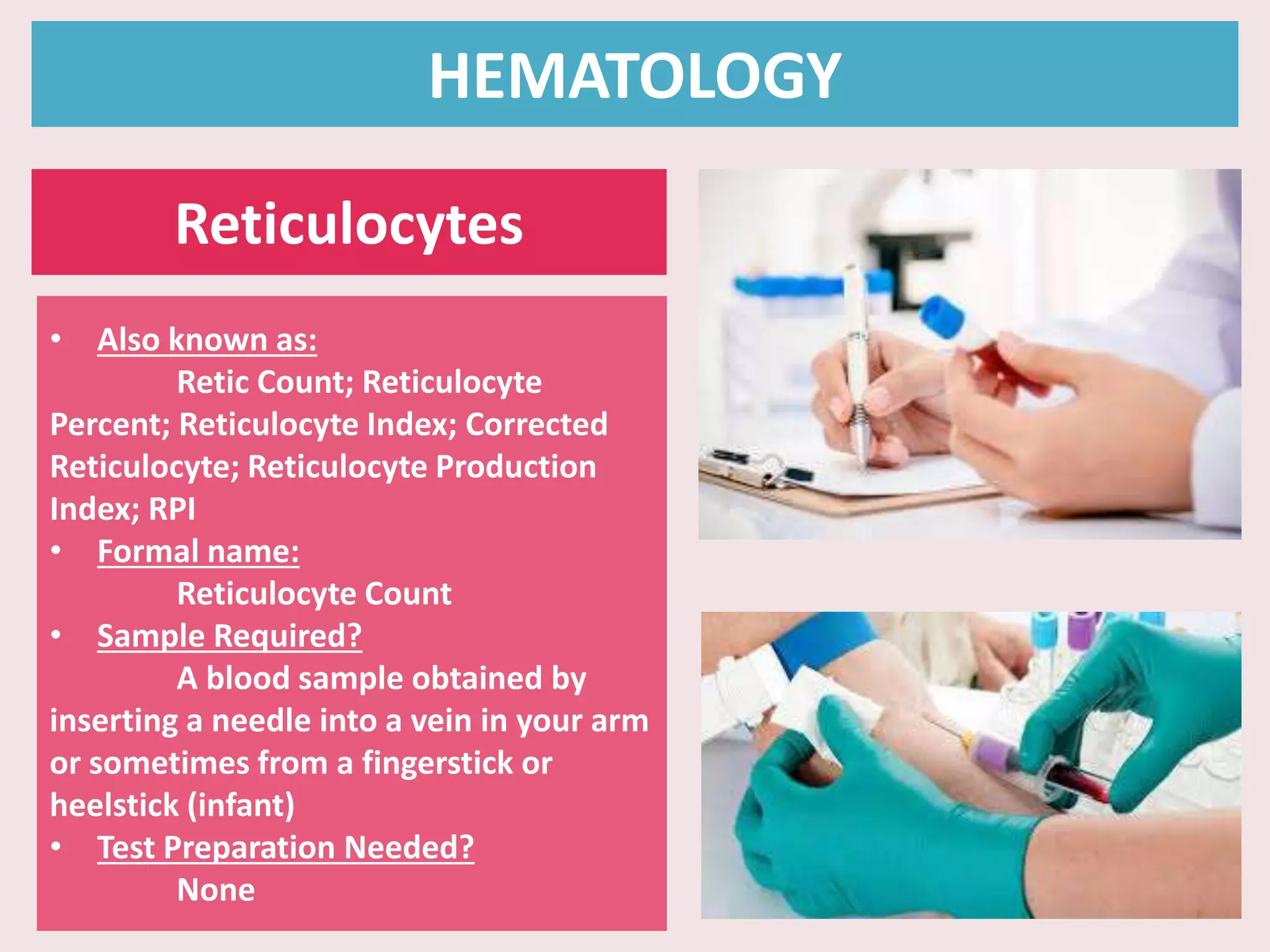 Hematology Laboratory Tests Pptx