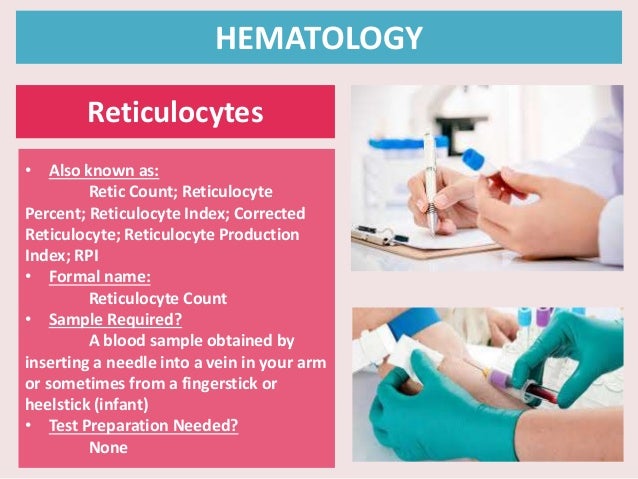 HEMATOLOGY: Laboratory Tests
