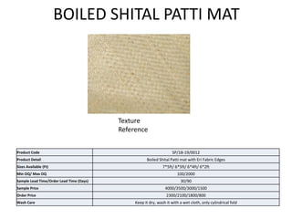 Shital pati catalogue 18-19 | PDF