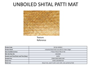 Shital pati catalogue 18-19 | PDF