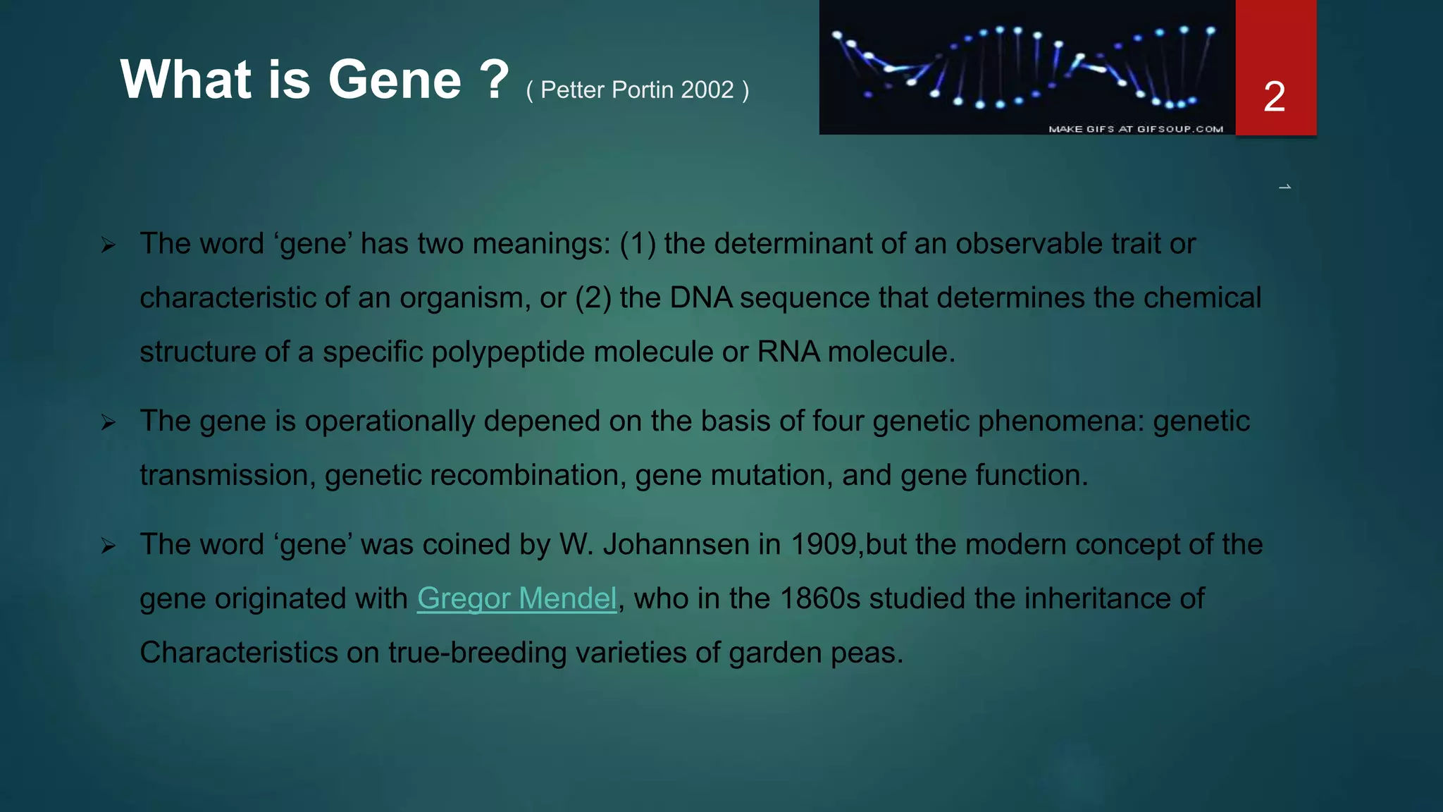 concept of gene and protein synthesis | PPTX