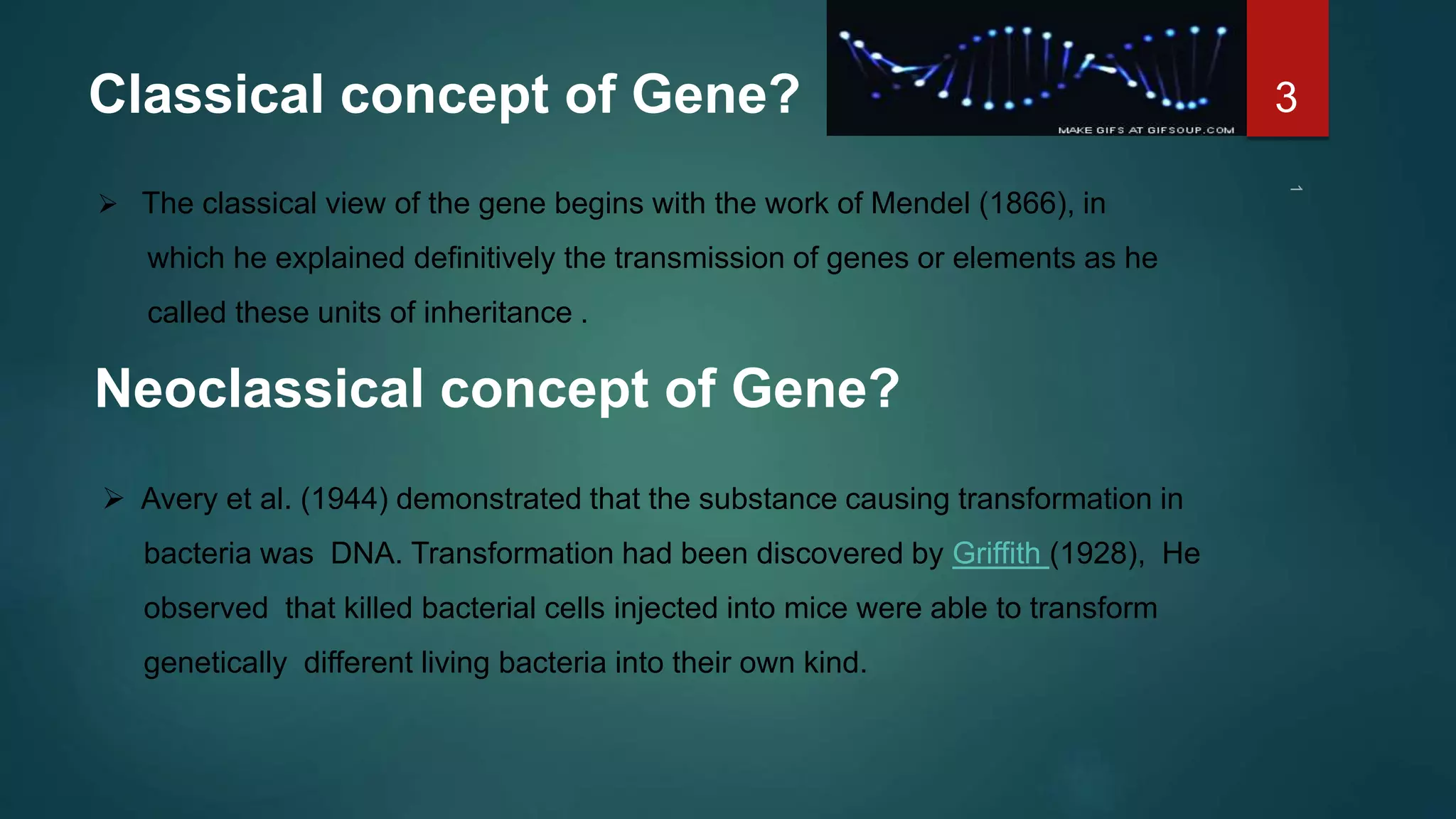 concept of gene and protein synthesis | PPTX