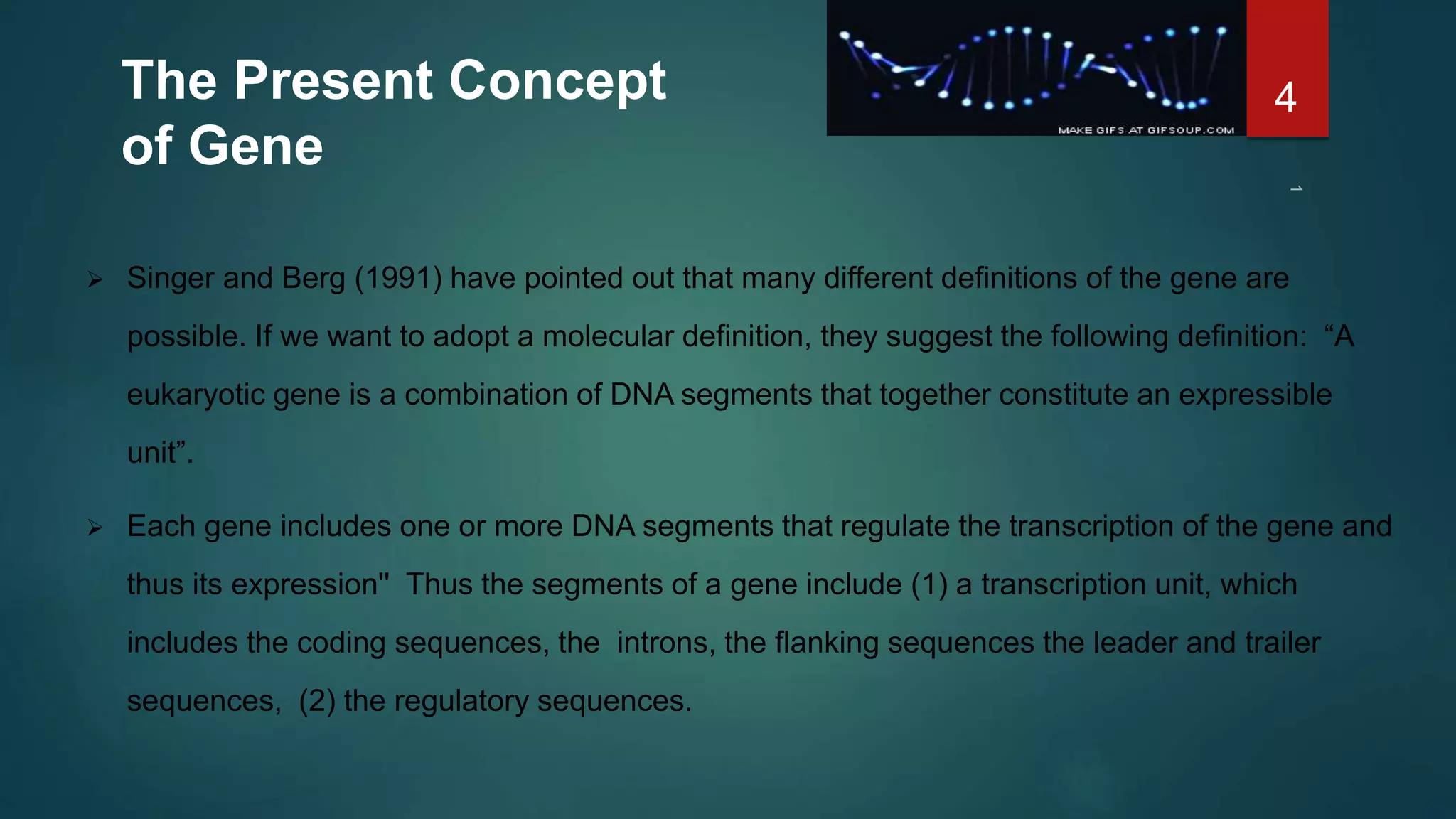 concept of gene and protein synthesis | PPTX