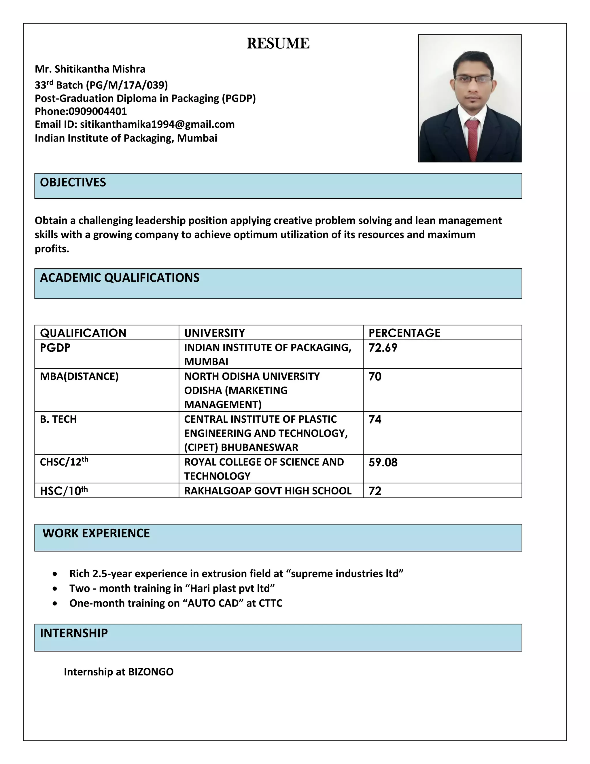 Shitikantha mishra cv pdf | PDF