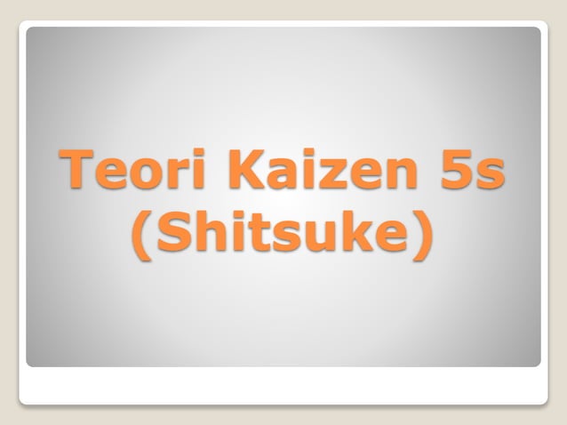 Shitsuke | PPT