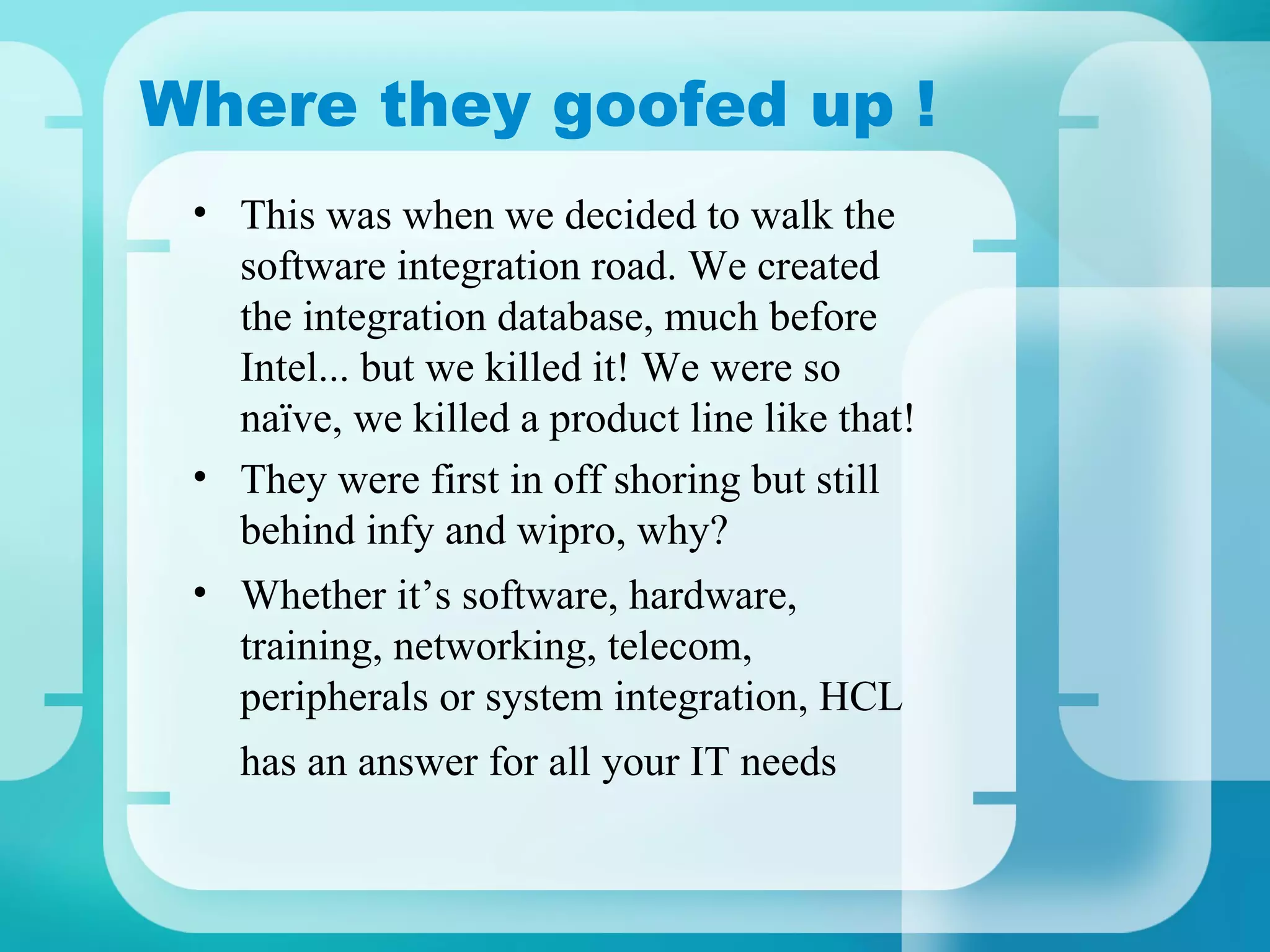 shiv nadar and hcl | PPT | Computing | Technology & Computing