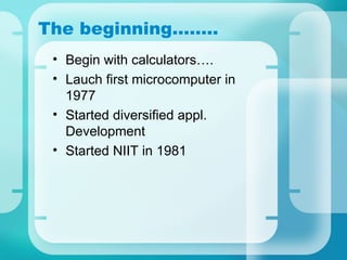 shiv nadar and hcl | PPT | Computing | Technology & Computing
