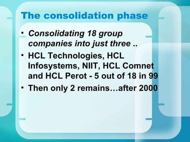 shiv nadar and hcl | PPT | Computing | Technology & Computing