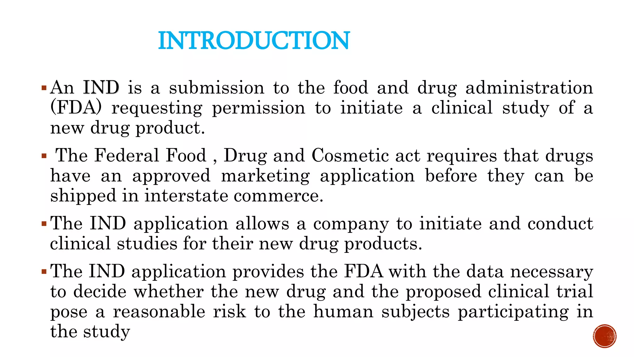 investigational new drug application | PPT
