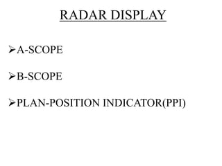 ROHINI RADAR | PPT