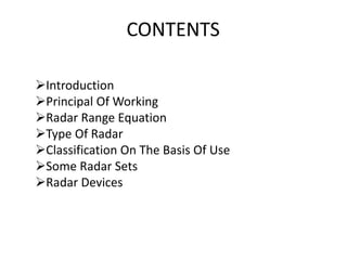 ROHINI RADAR | PPT