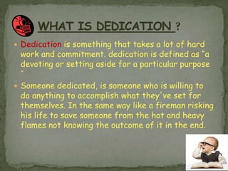 dedication to educationShiva | PPT