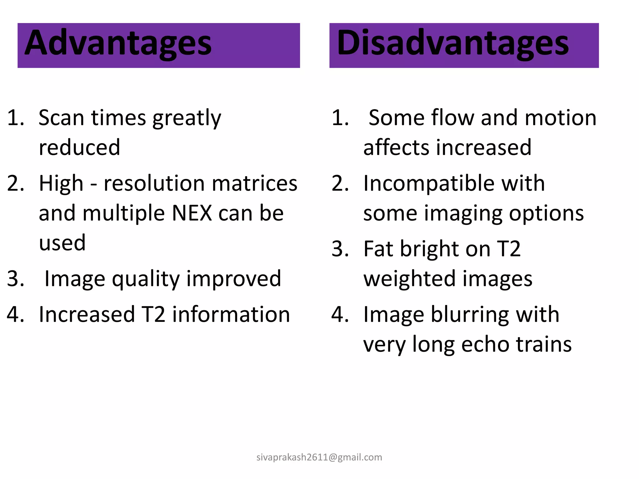 MRI spin echo pulse sequences | PPTX