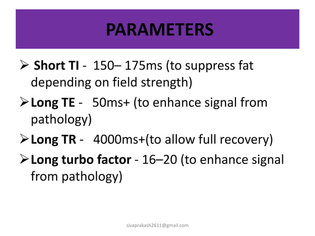 MRI spin echo pulse sequences | PPTX