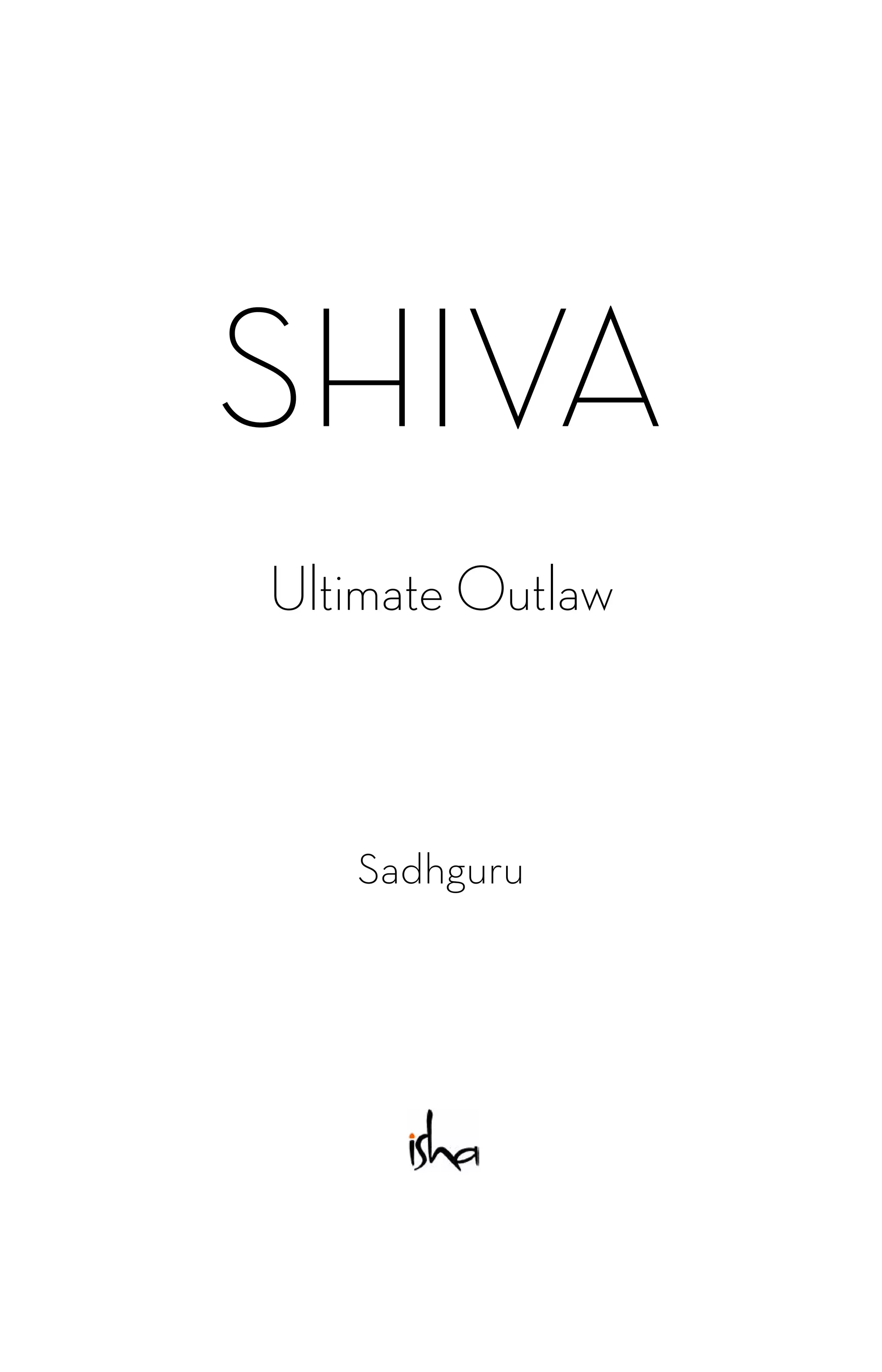 Shiva ultimate-outlaw by sadhguru | PDF