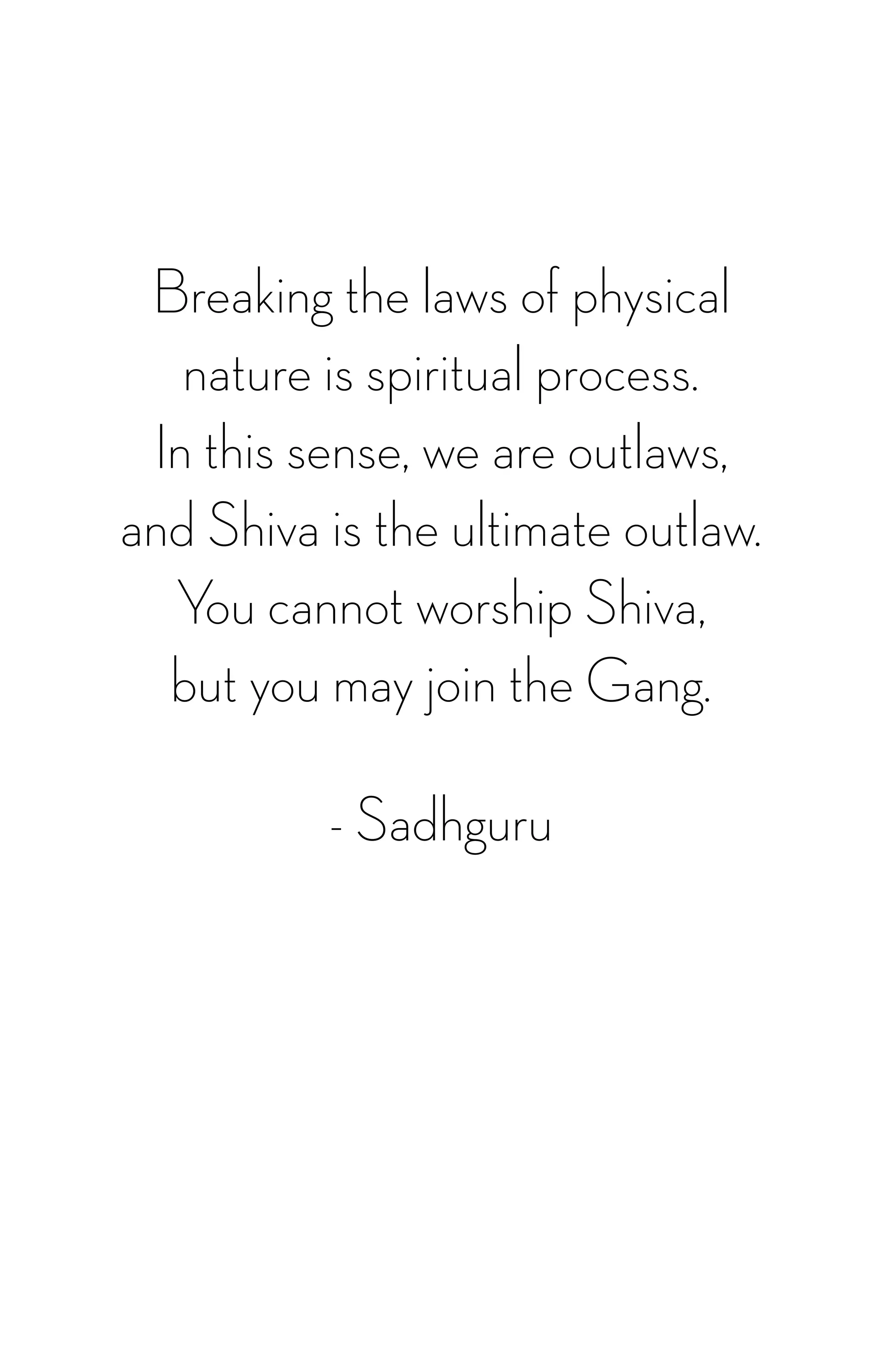 Shiva ultimate-outlaw by sadhguru | PDF