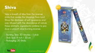 Shiva Incense Sticks | PPT