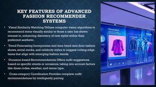 PERSONALIZED FASHION RECOMMENDATIONS WITH MACHINE LEARNING | PPTX