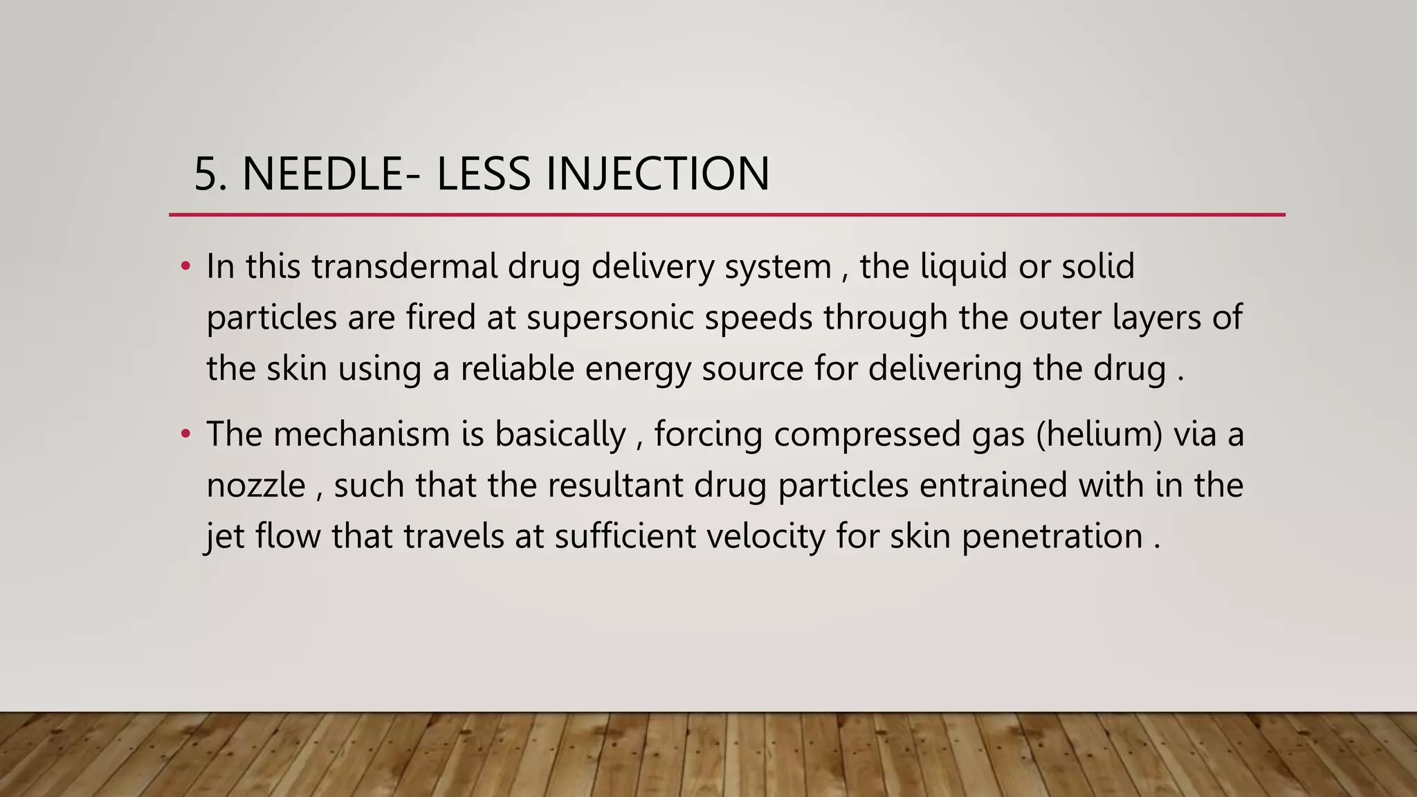 Transdermal Drug Delivery System | PPTX
