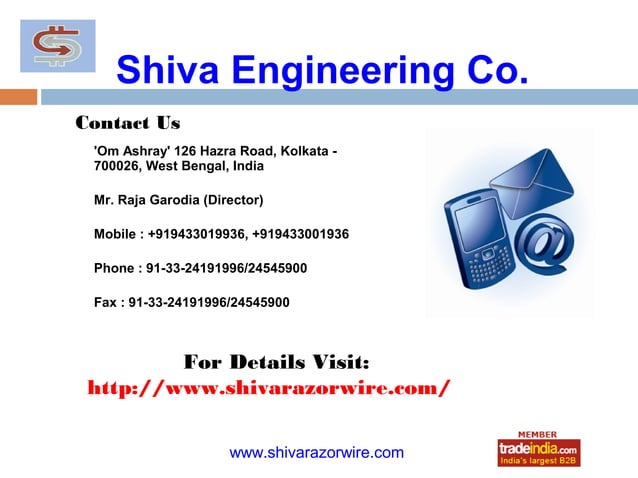 SHIVA ENGINEERING CO | PPT | Shaving | Personal Care