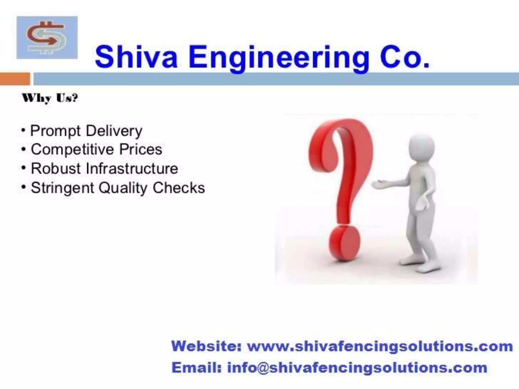 Fencing Product Details-Shiva engineering co | PPT