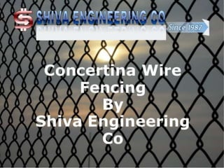 Fencing Product Details-Shiva engineering co | PPTX