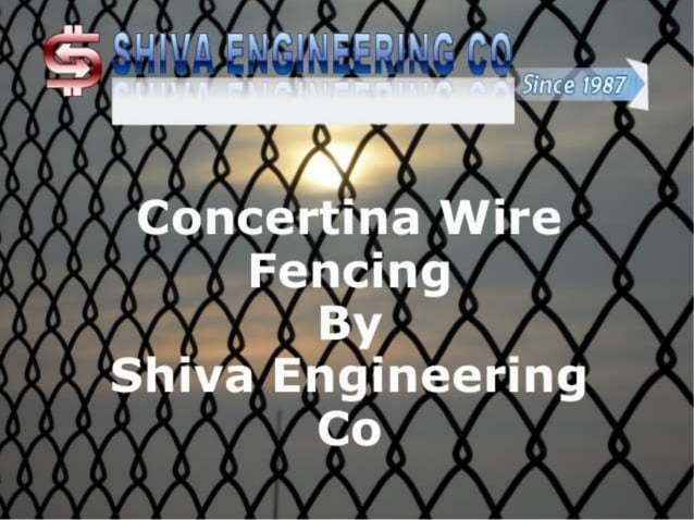 Fencing Product Details-Shiva engineering co | PPT