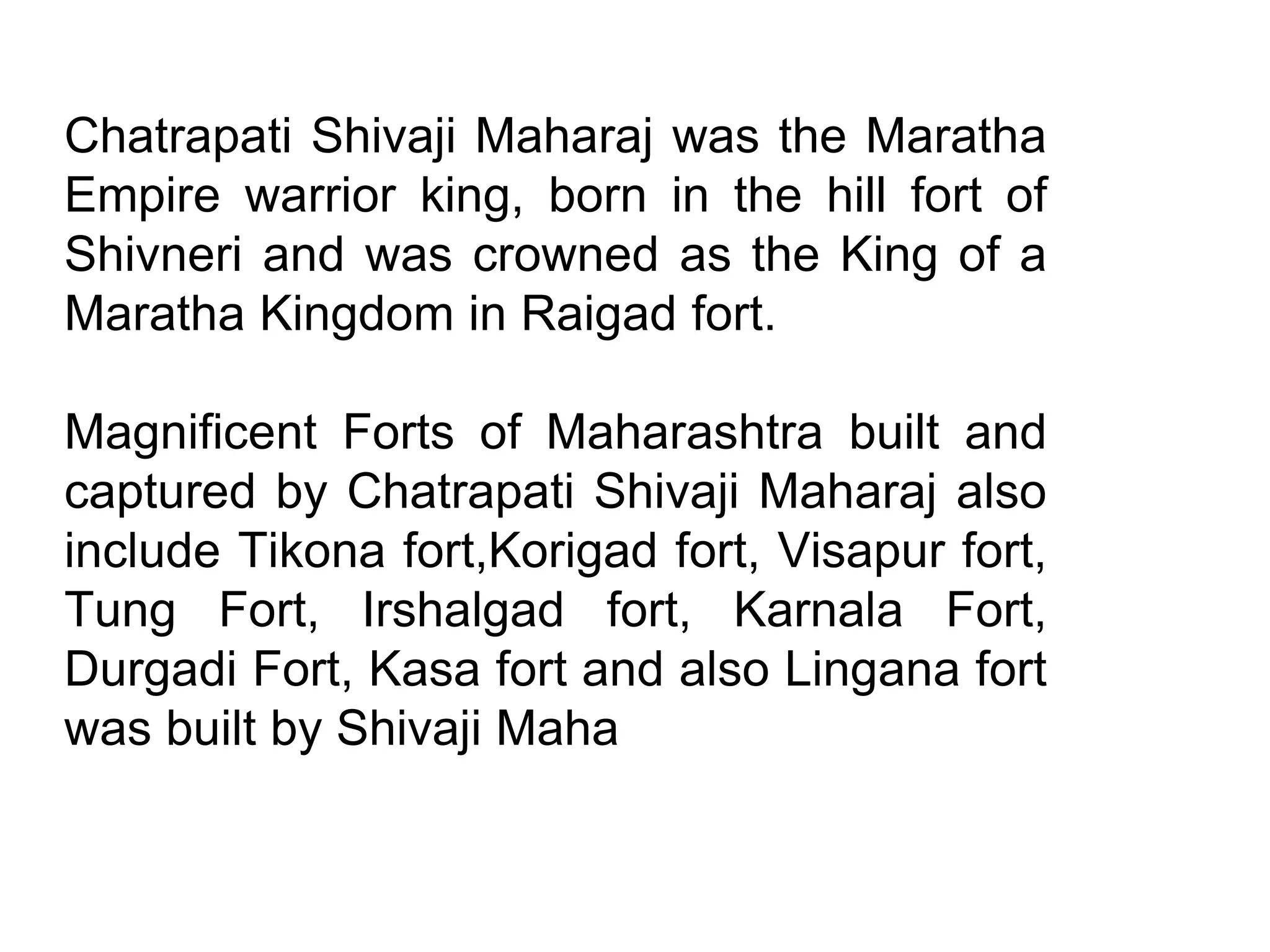 Shri.Chatrapati Shivaji Maharaj "The Socio -Managerial Guru" | PPTX