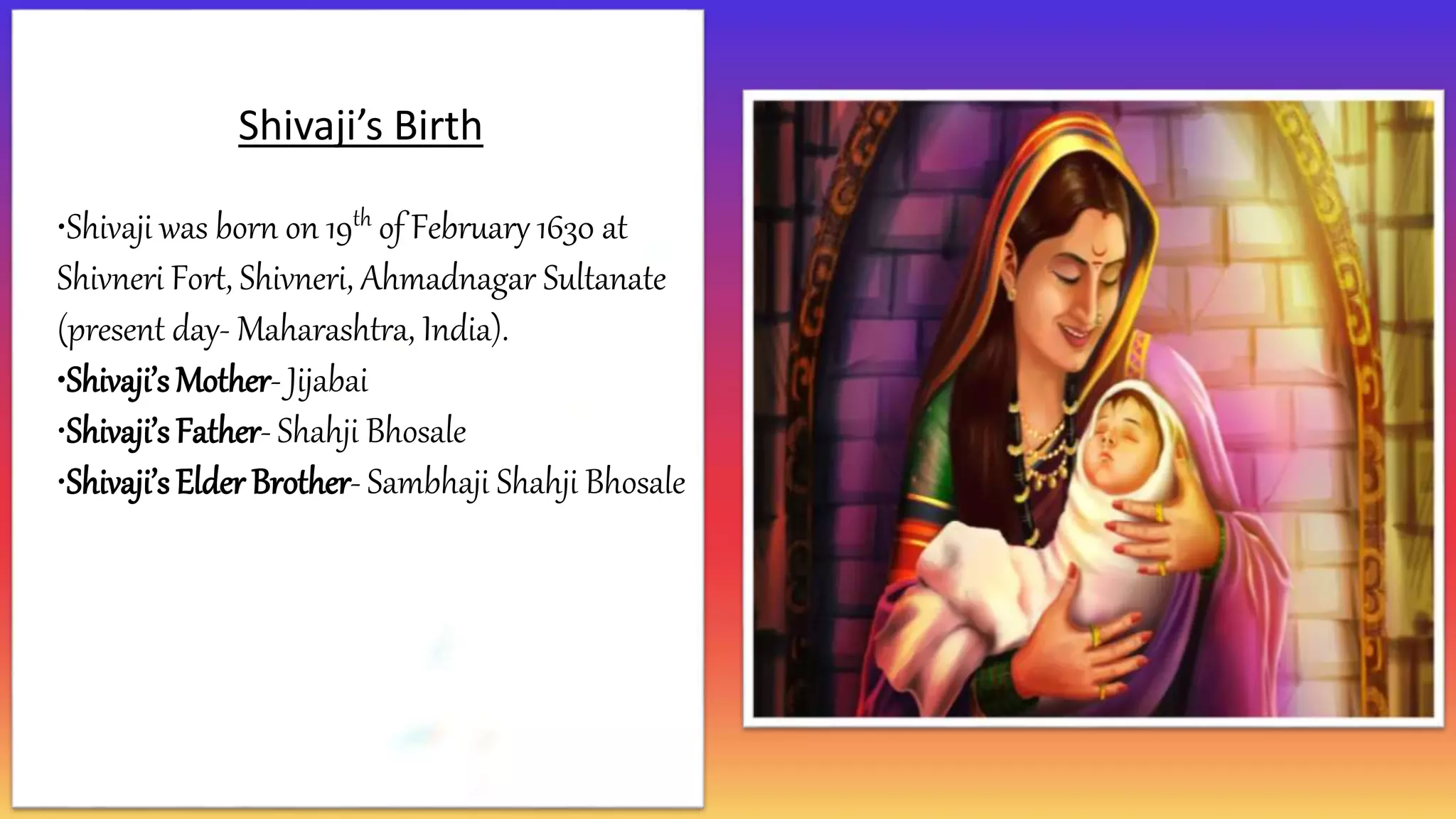 Shivaji maharaj ppt | PPTX