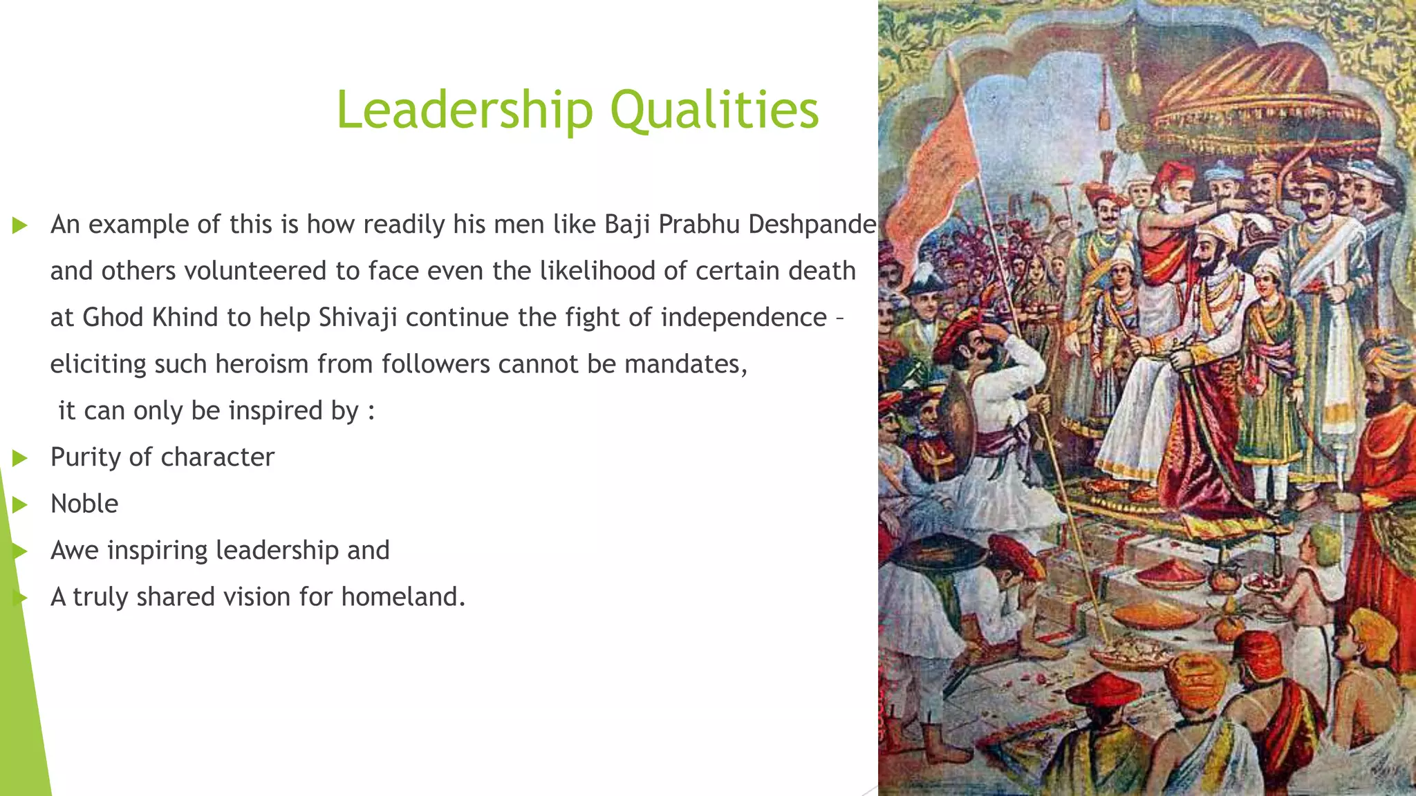 Shivaji Maharaj –The Great Indian Leader | PPTX