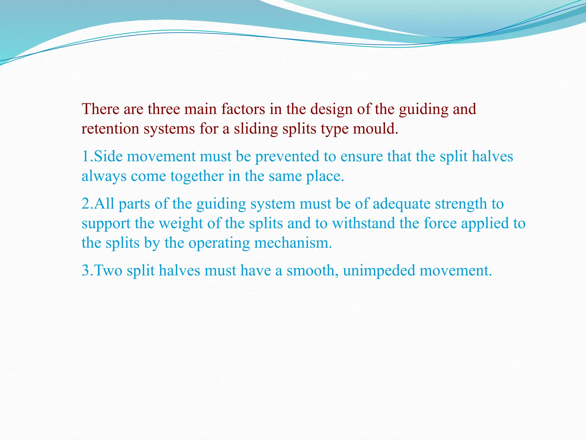 SPLIT CAVITY IN MOLD TYPES AND CLASSIFICATION | PPT
