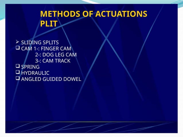 SPLIT CAVITY IN MOLD TYPES AND CLASSIFICATION | PPT