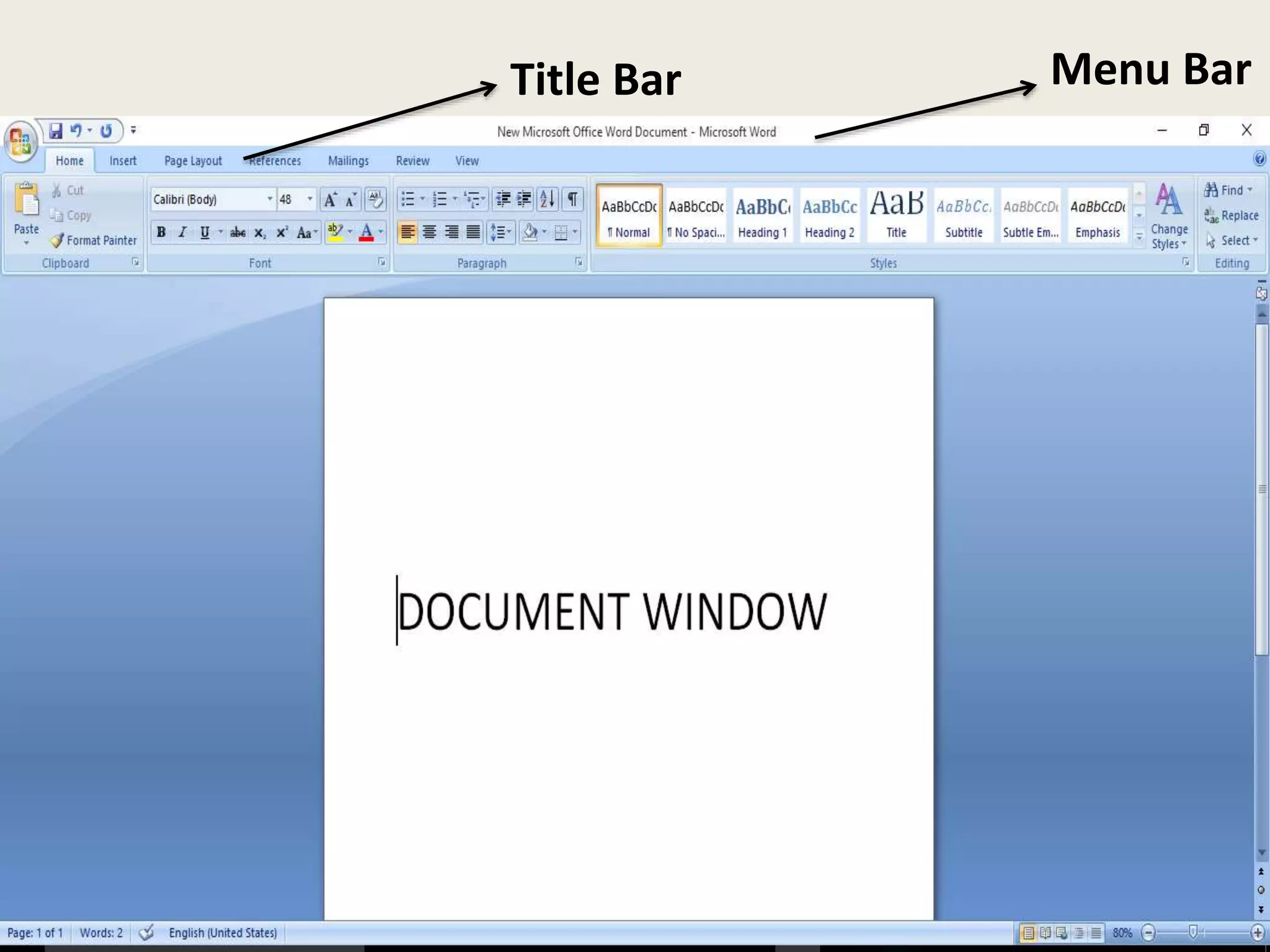 Introduction to MS Word | PPTX