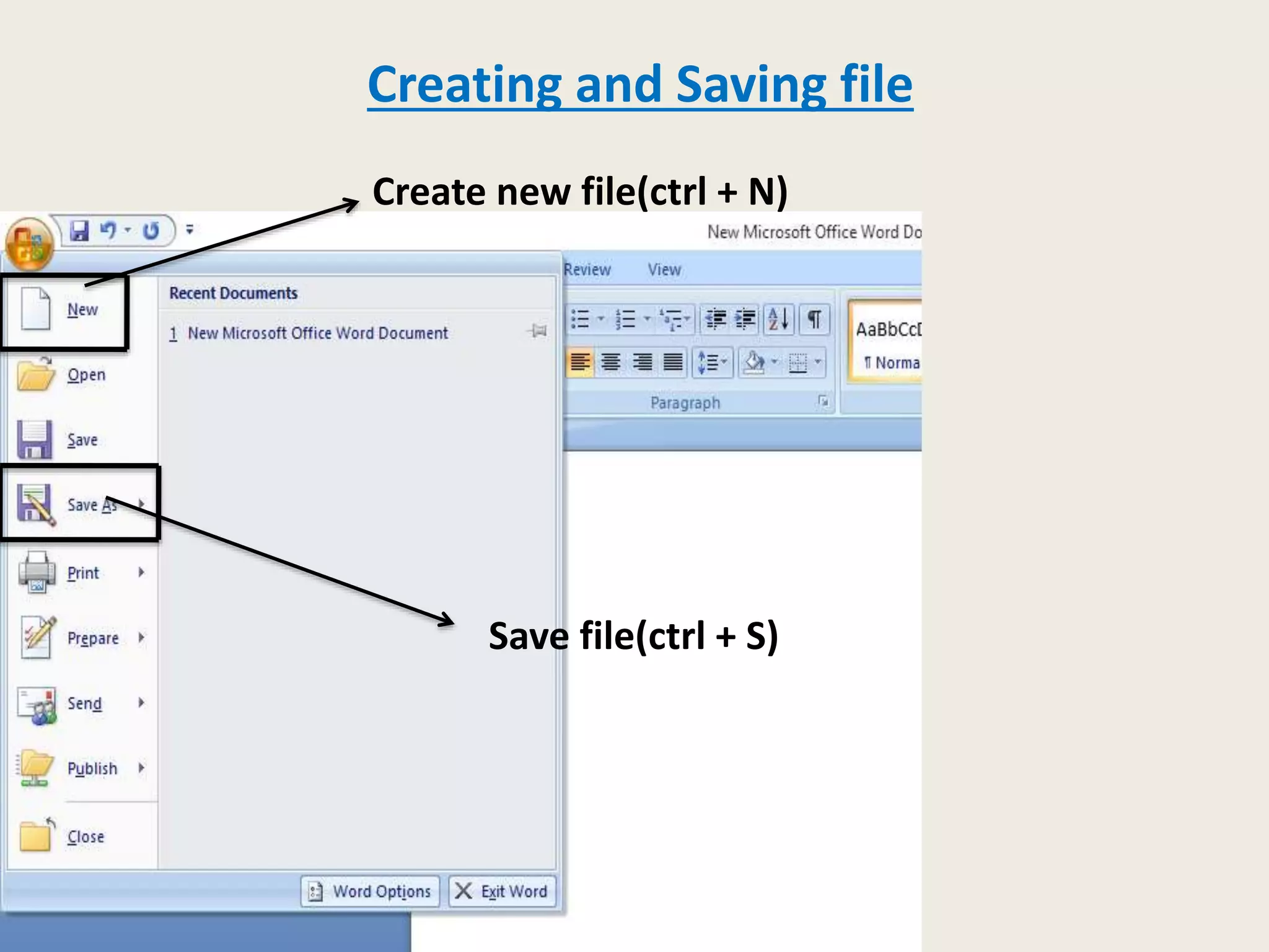 Introduction to MS Word | PPTX