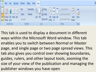 Introduction to MS Word | PPTX