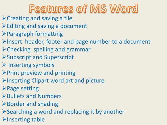 Introduction to MS Word | PPTX | Desktop Publishing | Computer Software ...