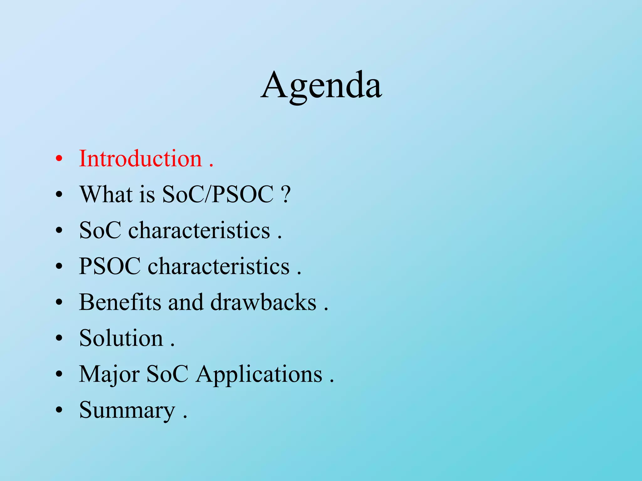 System On Chip (SOC) | PPT
