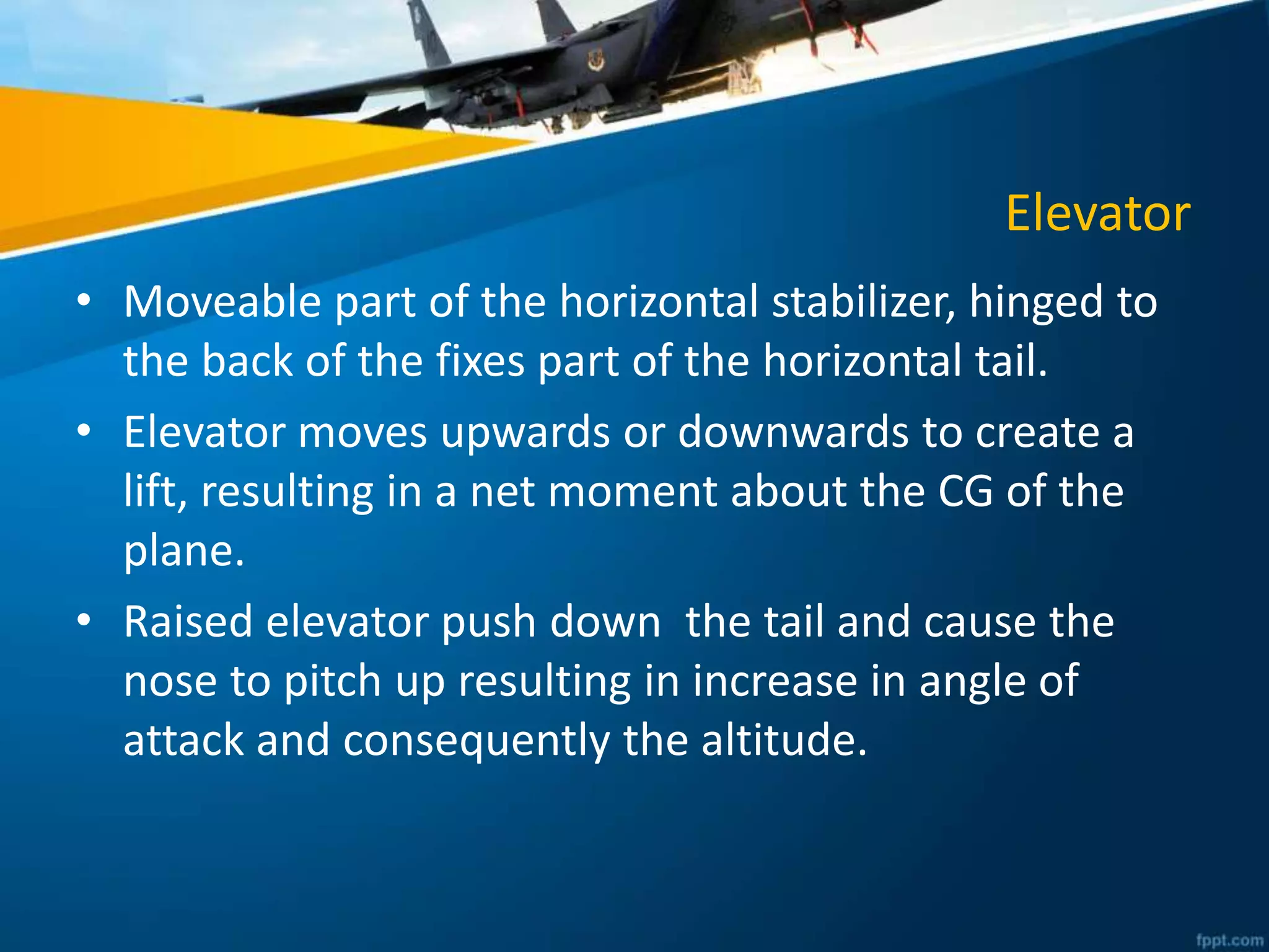 Hands on experience with primary control surfaces | PPTX