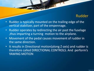 Hands on experience with primary control surfaces | PPT