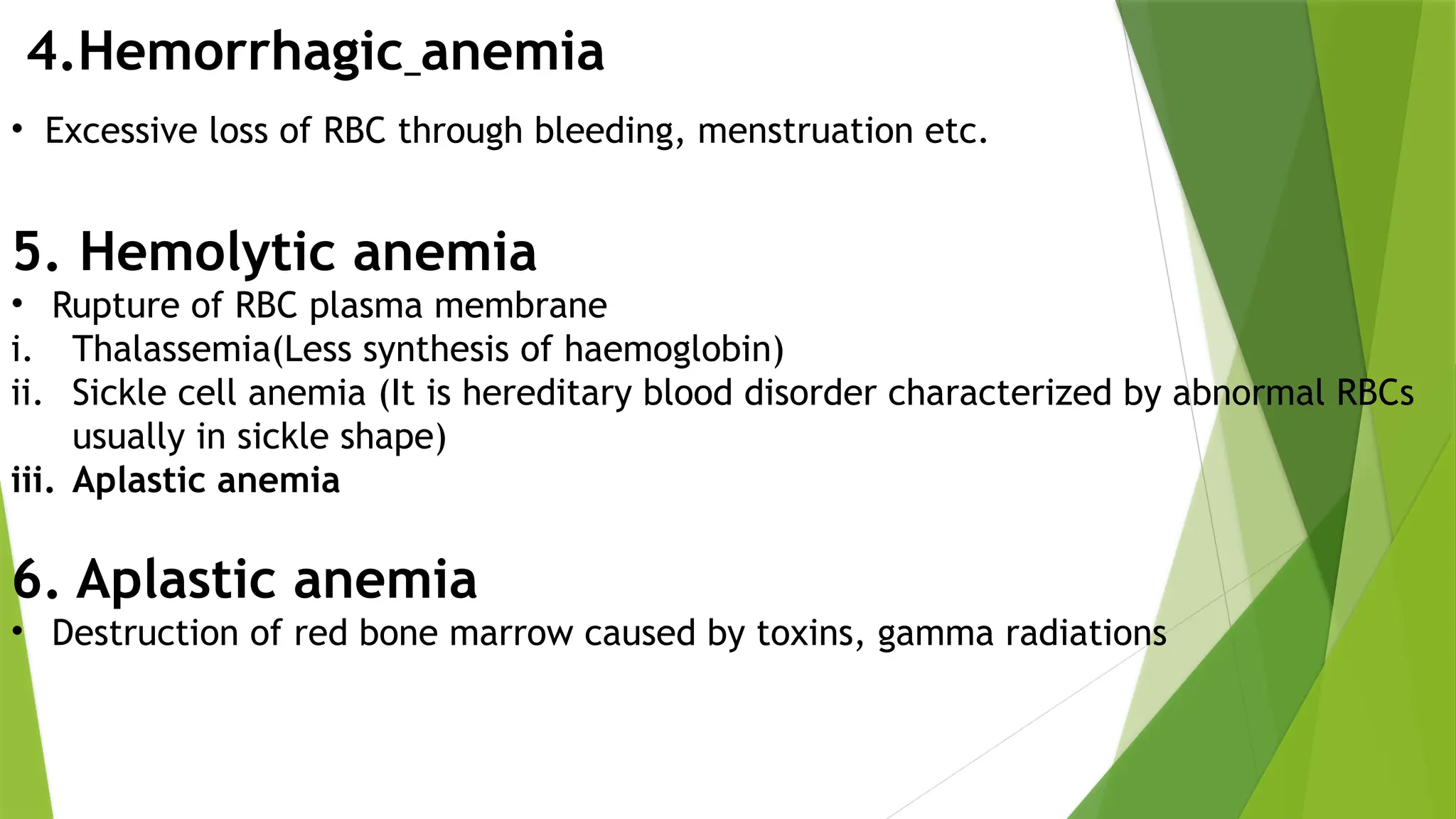 Anemia,By RAMPRAVESH etiology, type of anemia, | PPTX