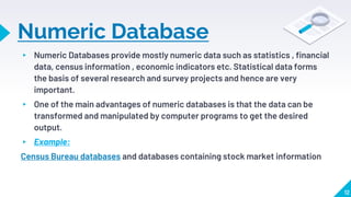 Database And their types | PPTX