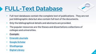 Database And their types | PPTX