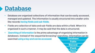 Database And their types | PPT | Free Download