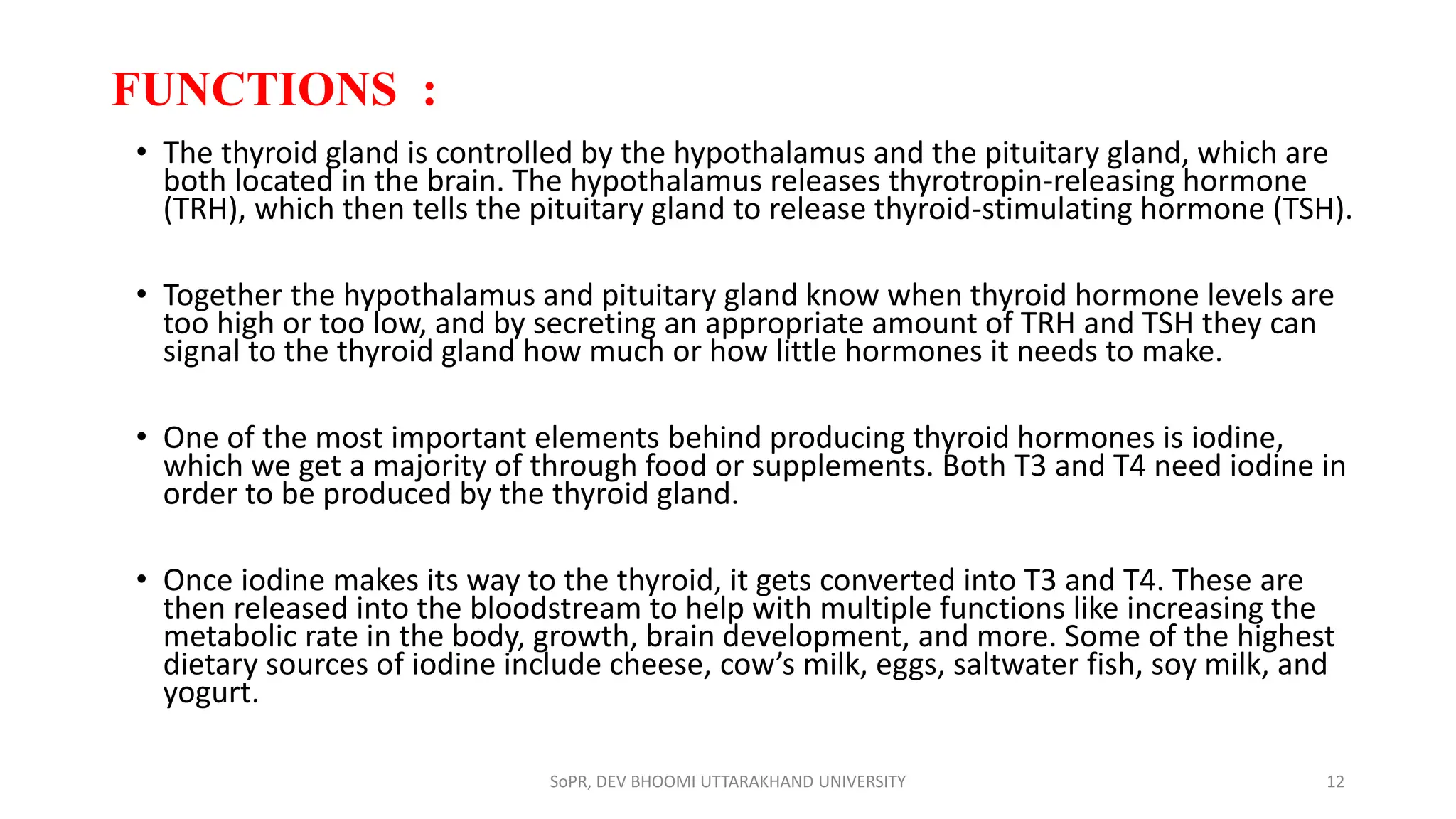 THYROID GLAND AND ITS HORMONES AND ITS SYNTHESIS | PPTX