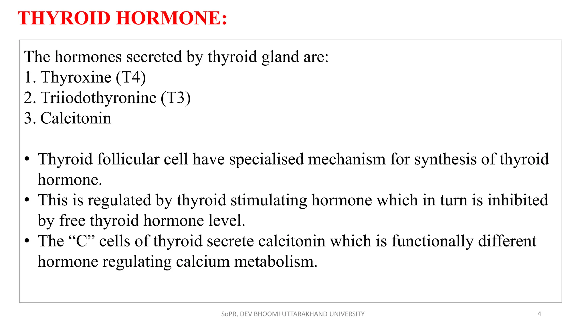 THYROID GLAND AND ITS HORMONES AND ITS SYNTHESIS | PPTX