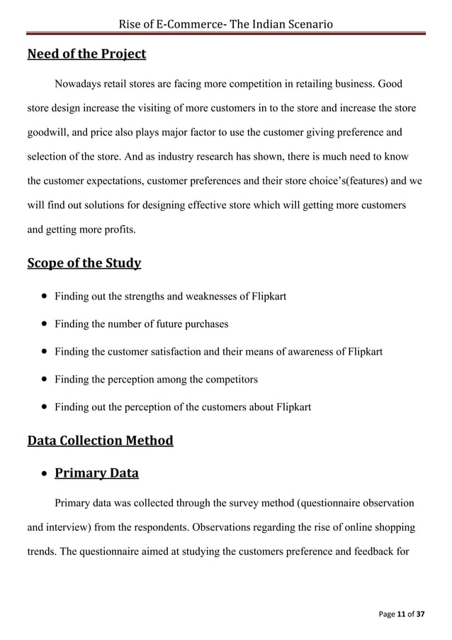 E-commerce project in brief pdf | PDF | Internet | Computing