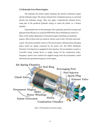 Seminar Report on free piston engine | PDF