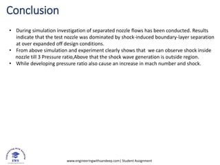 Simulation Investigation of Separated Nozzle Flows | PPT