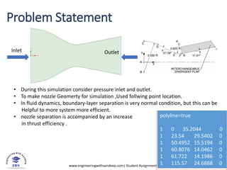 Simulation Investigation of Separated Nozzle Flows | PPT